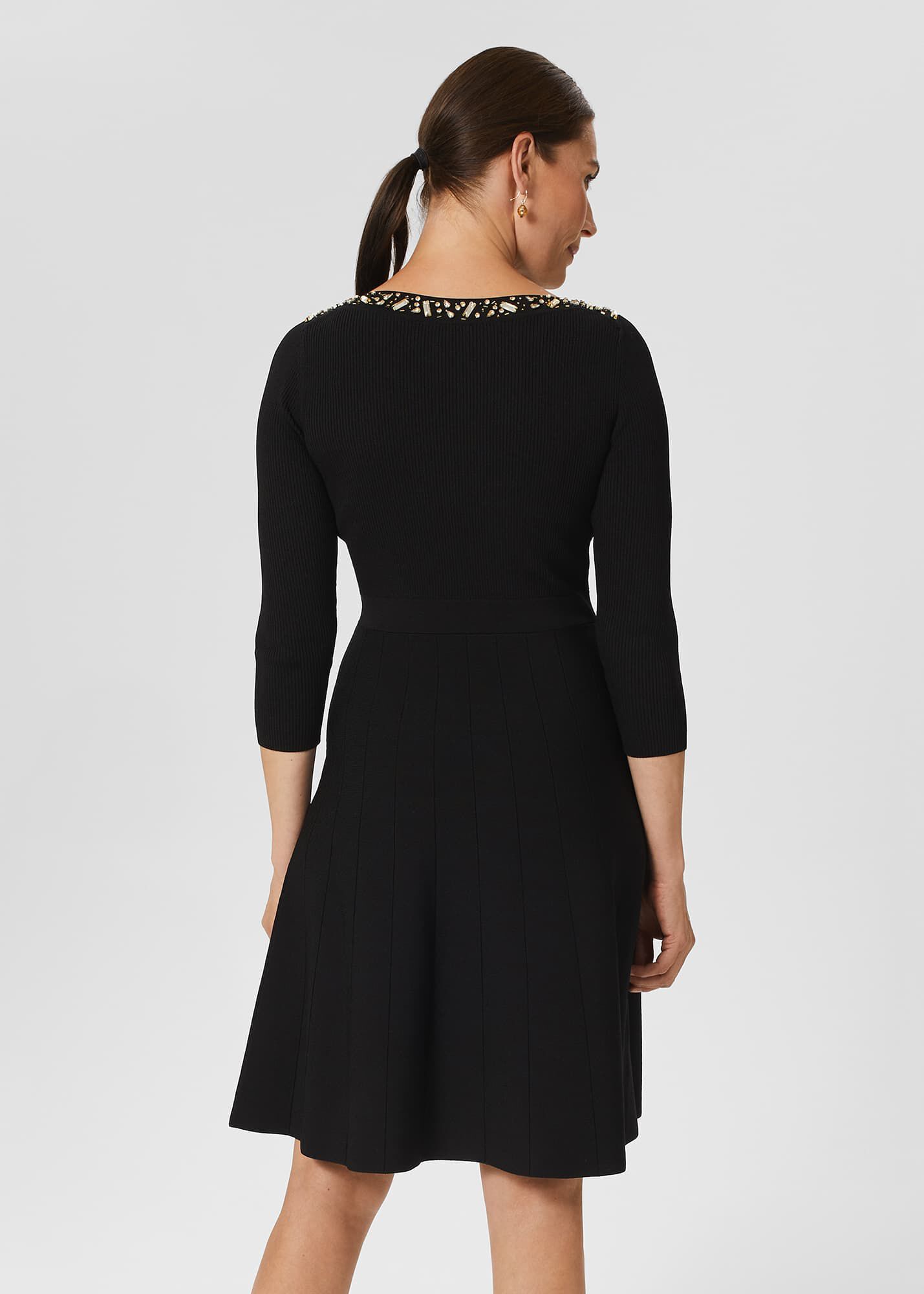 Emily Knitted Sequin Dress | Hobbs UK